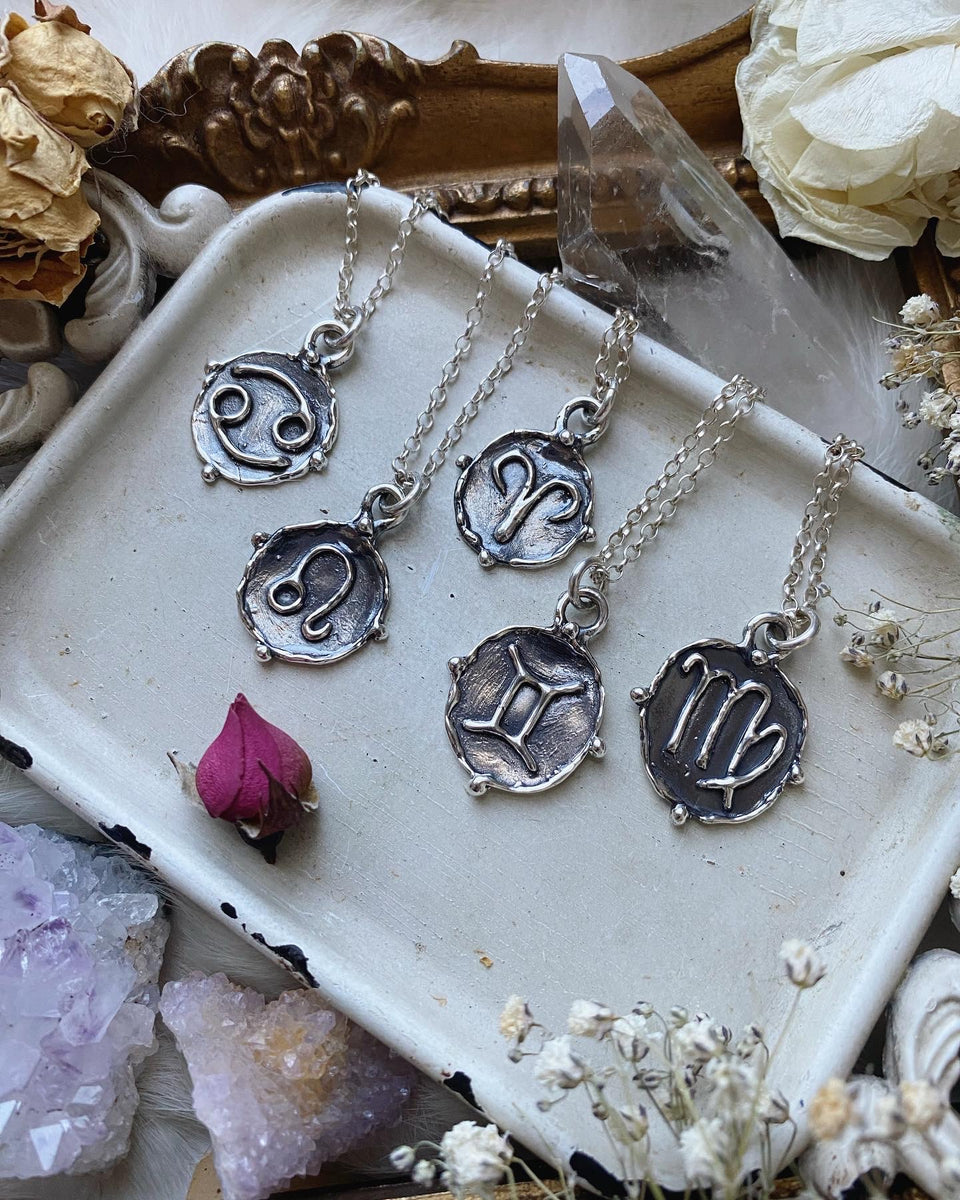 Zodiac Sterling Silver Necklace – The Sacred Dimension